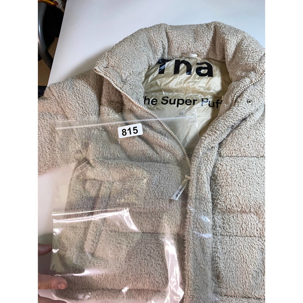 Tna The Super Puff Teddy Down Puffer Jacket Women's Xs - Gem